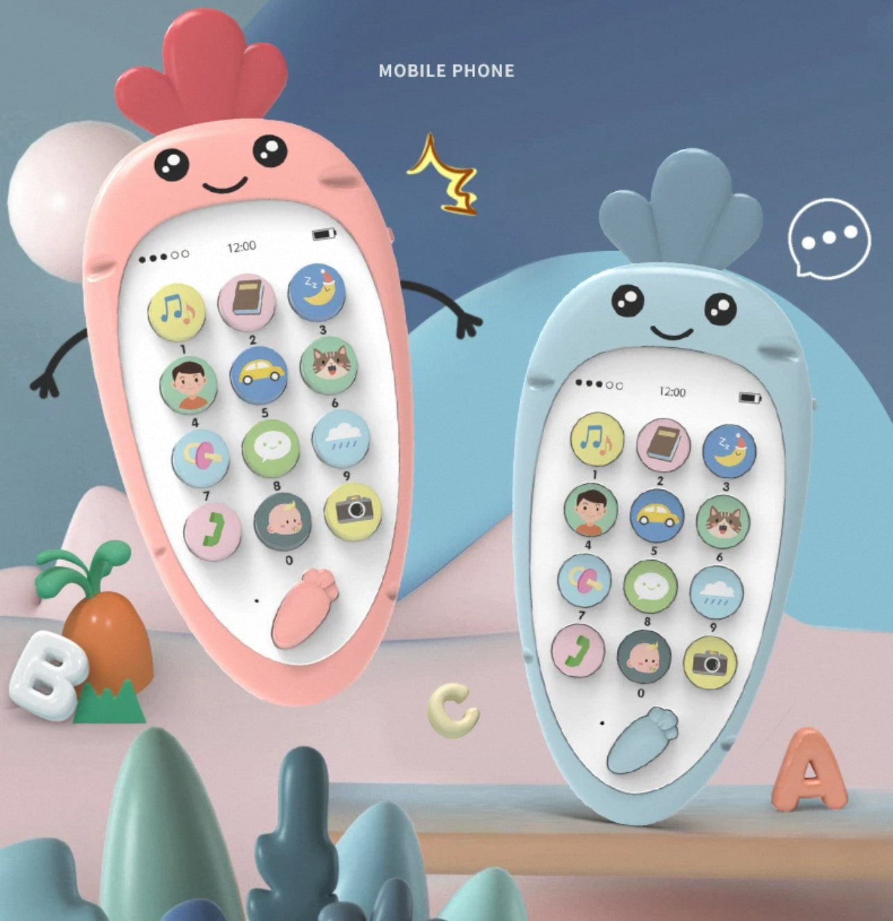 Celular Didáctico Conejo – Magic Baby